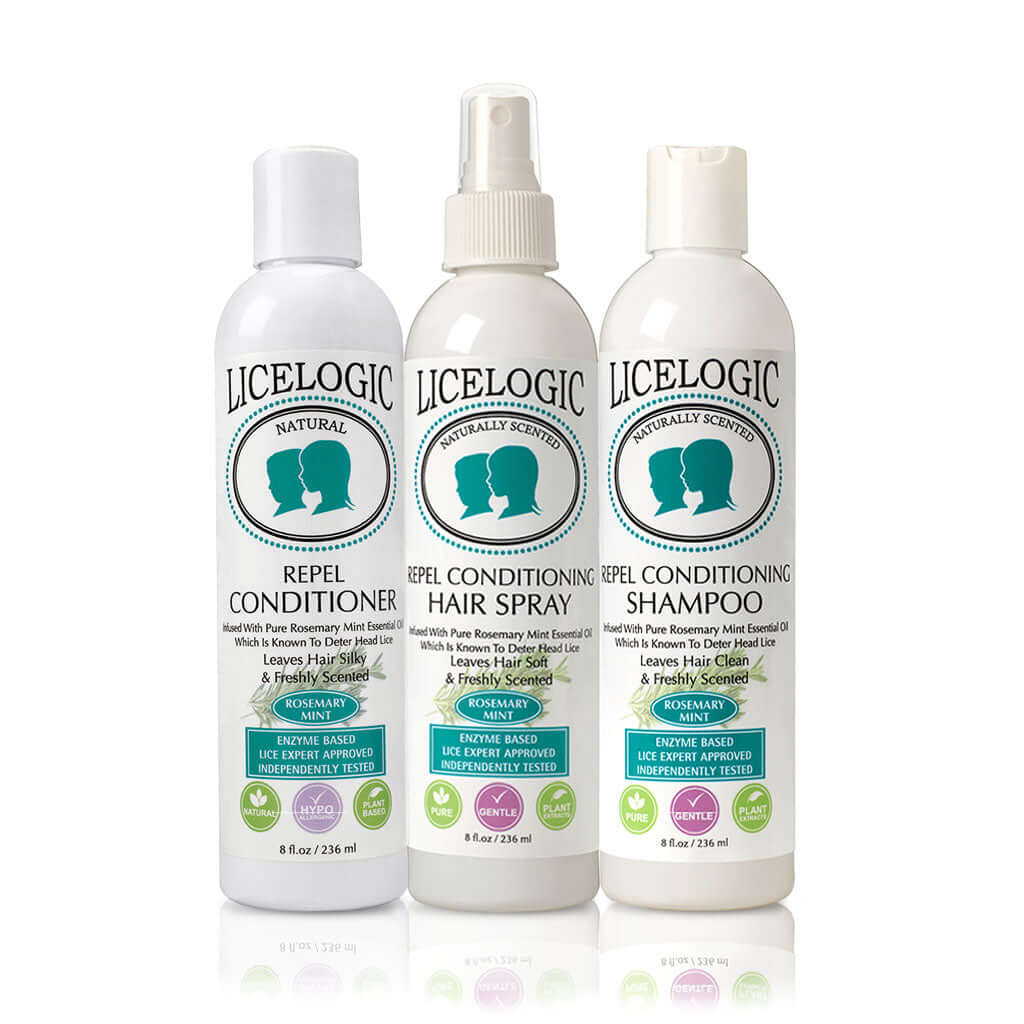 LiceLogic Repel Kit - Rosemary Mint - The Triple Shield Effect!